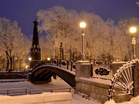City Winter Night Wallpapers Wallpaper Cave