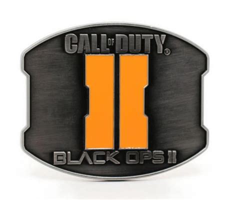 Call Of Duty Black Ops 2 Logo Buckle Belt Difuzed