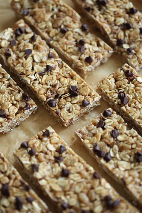 No Bake Almond Butter Granola Bars Eat Yourself Skinny