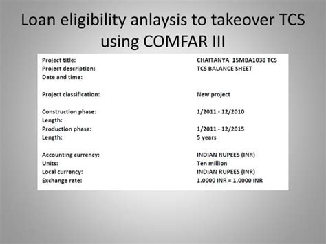 Economic Analysis On Tcs Ppt