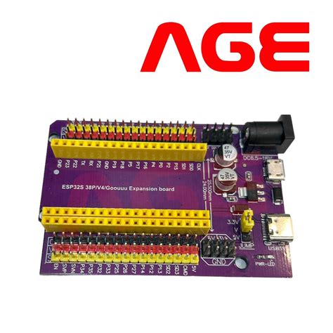 ESP IO บอรดขยายขา NodeMCU ESP แบบ Pin Development Learning Programming Board AgeBkk