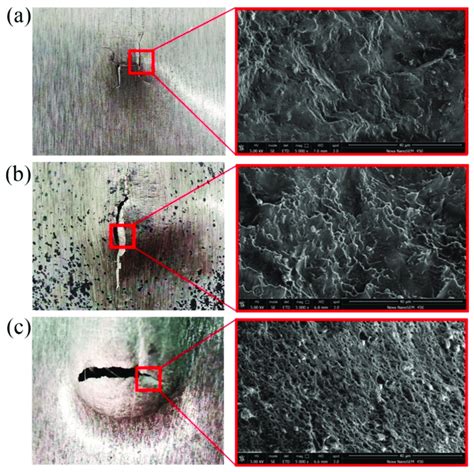 Comparison Of Sem Fracture Graphs A 20 • C B 150 • C And C 250