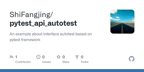 Github Shifangjing Pytest Api Autotest An Example About Interface Autotest Based On Pytest