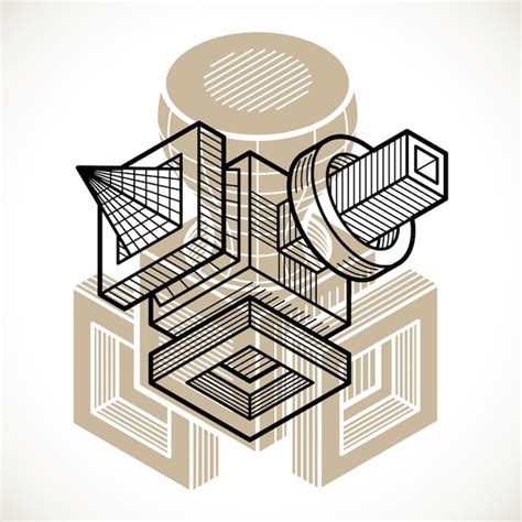 Premium Vector 3d Design Abstract Vector Dimensional Cube Shape