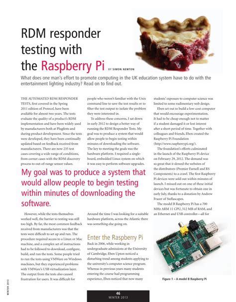Pdf Rdm Responder Testing With The Raspberry Pi By Simon Newton Dokumentips