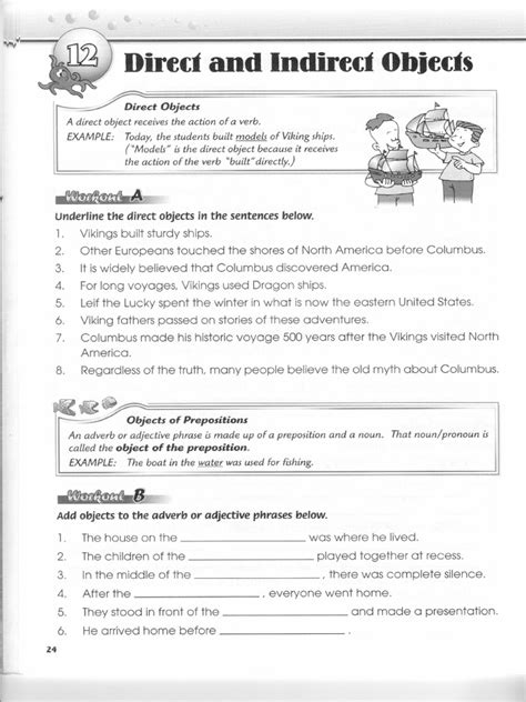 direct and indirect objects pdf
