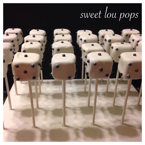 Dice Cake Pops Dice Cakes Cake Cake Pops