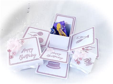 Exploding Box Card Explosion Box Card Money Card Box Etsy UK