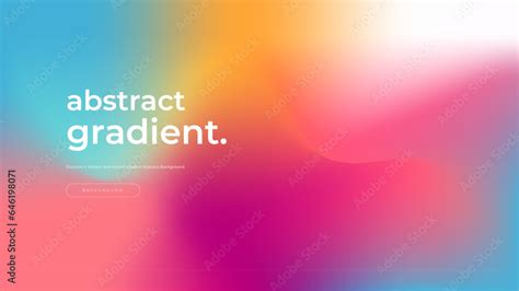 Vector Colorful Gradient Trendy Background Abstract Stock Vector