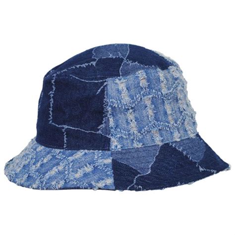 Patchwork Mashup Denim Cotton Bucket Hat Village Hat Shop