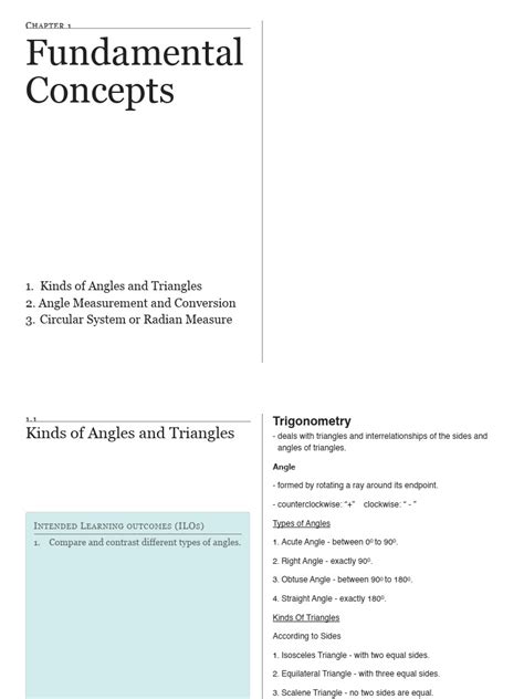 Lecture Guide Trigonometry Pdf