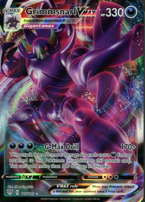 Grimmsnarl Vmax Pokemon Cards Price Guide Sports Card Investor