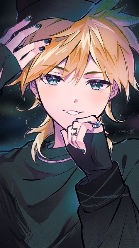 Kagamine Len And Vivid Bad Squad Len Vocaloid And More Drawn By Maico Manya Danbooru