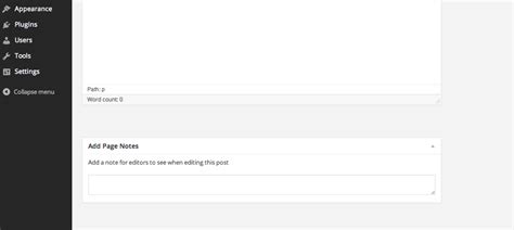 admin page notes para wordpress descargar