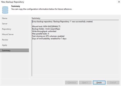 Veeam V11 Hardened Linux Repository 配置指南 Centos8） Veeam Community