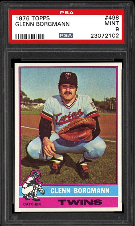 1976 Topps Glenn Borgmann Psa Cardfacts®