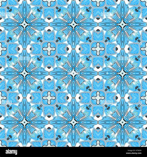 Beautiful Seamless Ornamental Tile Background Vector Illustration Stock Vector Image And Art Alamy