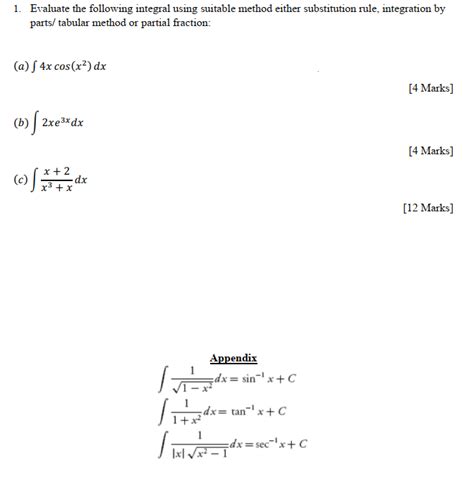 Integration By Parts Tabular Method