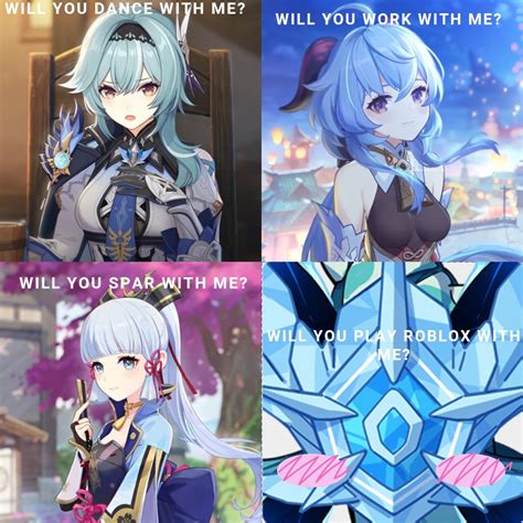 Best Cryo Images On Pholder Genshin Impact Genshin Memepact And Ayaka Mains