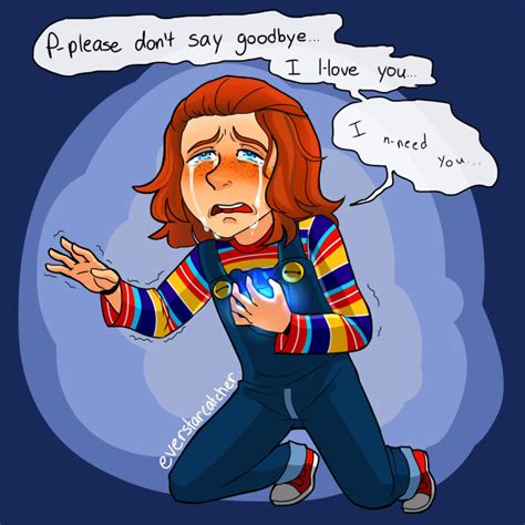 Art Blog On Tumblr C R Y Chucky Getting Told Up By A No Nonsense Andy Im Really Happy With