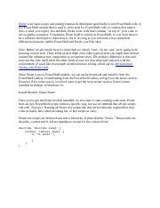 Pester Documentation Docx Pester Is An Open Source Unit Testing Framework Developed