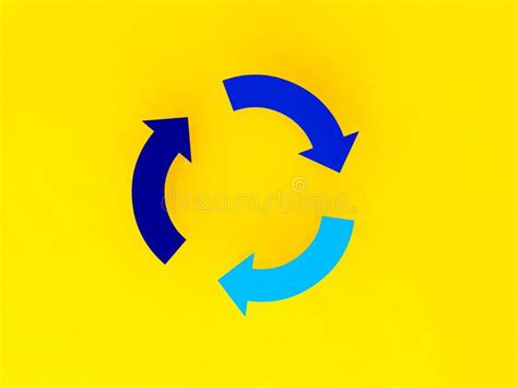 Three Arrows Circle Stock Illustration Illustration Of Continuity