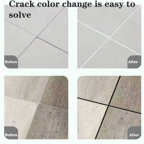 Light Gray Waterproof Tile Marker Grout Pen Wall Seam Pen For Tiles