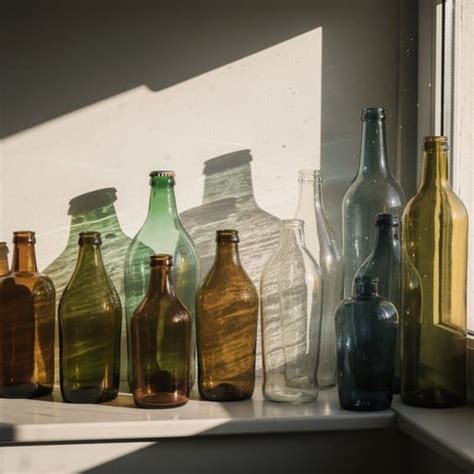 Free Glass Bottle Shadows Image Bottles Glass Shadows Download At