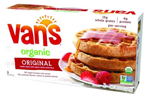 Vans Frozen Simply Delicious Whole Grain Organic Waffles