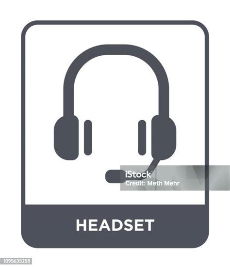 흰색 바탕에 헤드셋 아이콘 벡터 헤드셋 유행 가득 고객 서비스 컬렉션에서 아이콘 고객에 대한 스톡 벡터 아트 및 기타 이미지 고객 디자인 마이크 Istock