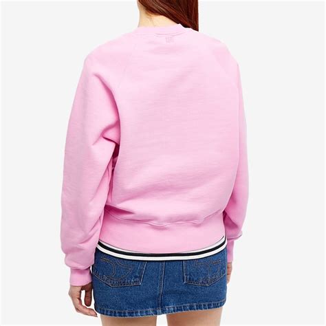 Ami Womens Tonal Adc Sweat In Candy Pink Ami