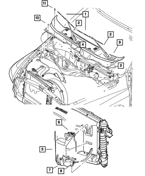 2005 2010 Dodge 04 08 Dodge Ram 1500 2500 3500 Windshield Wiper Module