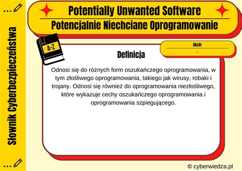 Potentially Unwanted Software Potencjalnie Niechciane Oprogramowanie