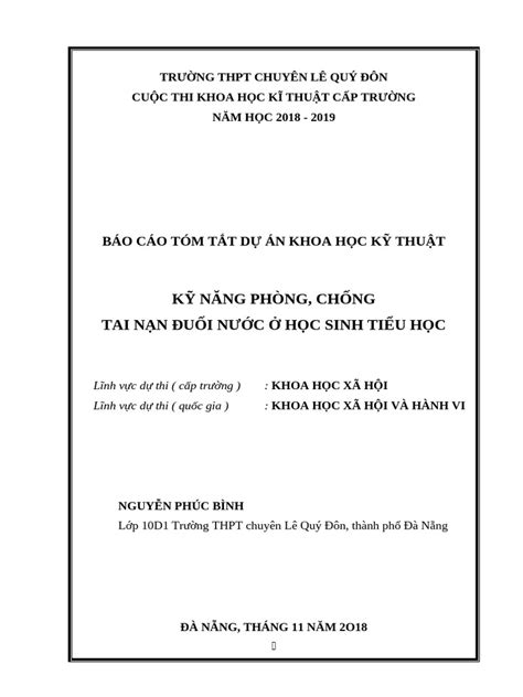 Chong Duoi Nuoc Pdf