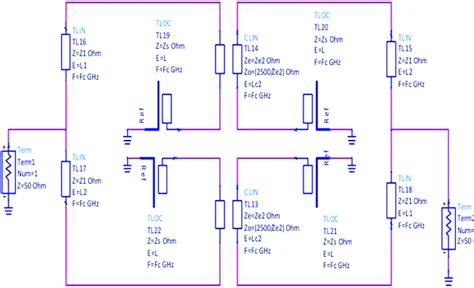 Ideal Circuit Model In Ads2013 Download Scientific Diagram