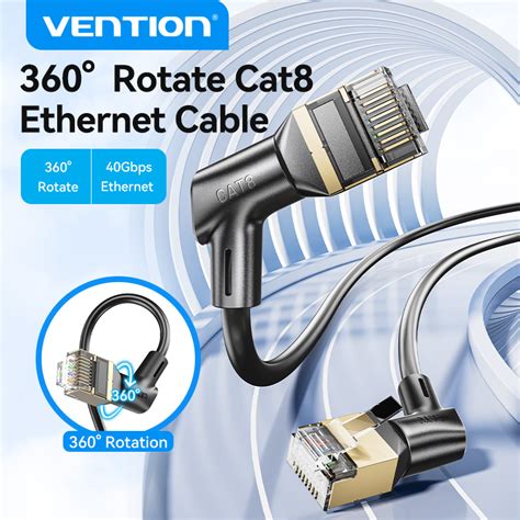 Vention Ethernet Cable Cat 8 40gbps Super Speed Sftp Cat8 40gbps