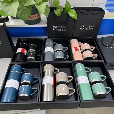 Jual Termos Sultan Termos Vacuum Flask Set Sultan Botol Minum Cangkir