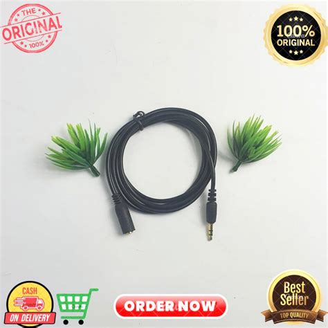 Jual Kabel Cable Aux Male To Female Mm Kabel Audio Stereo Headphone Speaker Meter