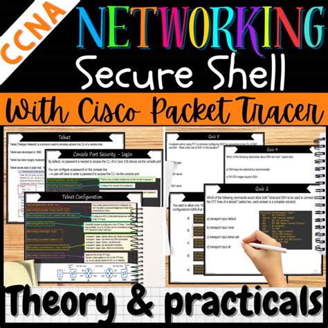 Secure Shell Ccna 200 301 Prep And Networking Lessons Tpt