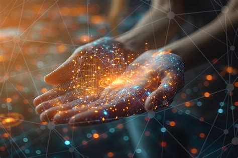 Conection Network Concept Peoples Use Of Technology In The Modern Era Interconnection By