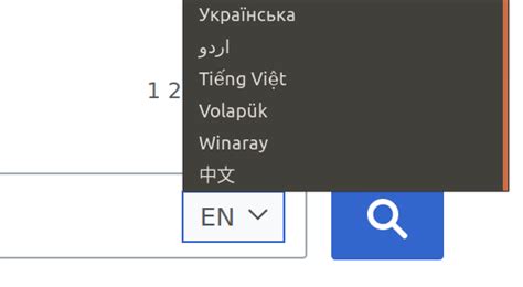 mixed alignment ltr and rtl in language selection list user