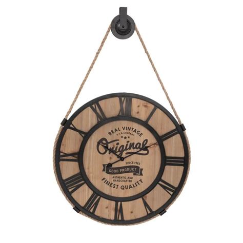 Часы настенные Atmosphera Pouli круглые металл цвет коричневый бесшумные 58 см купить по