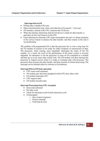Chapter Input Output Computer Organization Pdf
