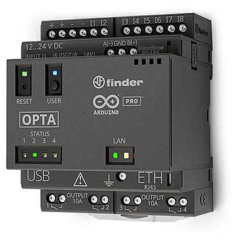 Arduino Afx00001 Opta Micro Plc 12v 24v Dc Industrial Iot Rs485 Module Rapid Electronics