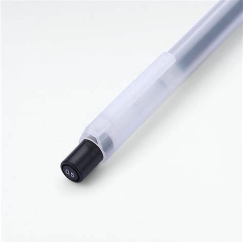 Muji Knock Type Smooth Gel Ink Ballpoint Pen Black 0 5mm Etsy