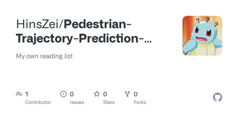 Pedestrian Trajectory Prediction Papers Readme Md At Main · Hinszei Pedestrian Trajectory