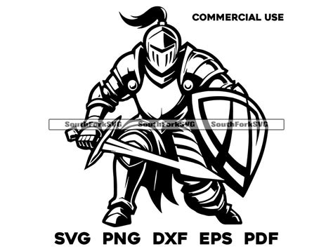 Knight Middle High School Sports Team Mascot Svg Png Dxf Eps Pdf
