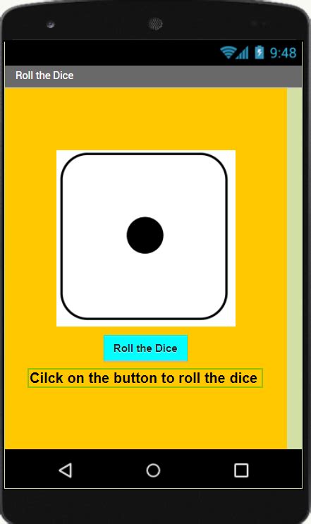 Make The Dice Rolling Application With Mit App Inventor