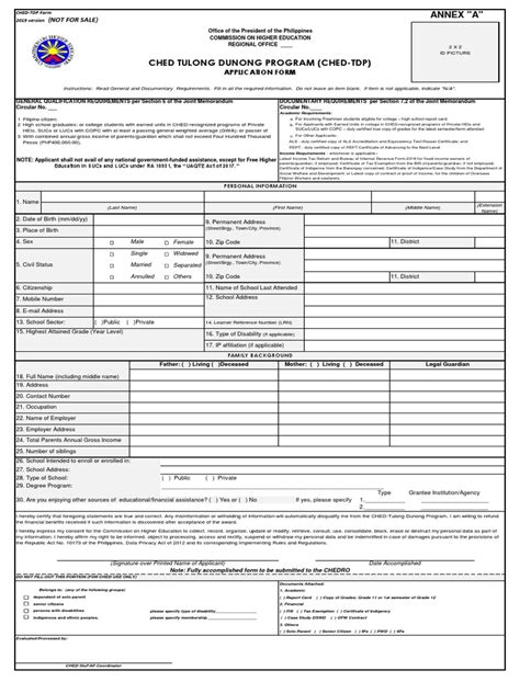 Ched Tdp Application Form Pdf Pdf Justice Crime And Violence