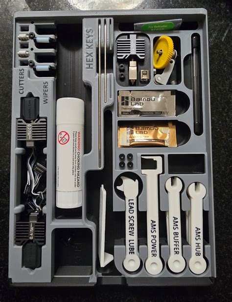 The Toolbox Ams Riser Drawer Remixed By The Bushwacker Makerworld